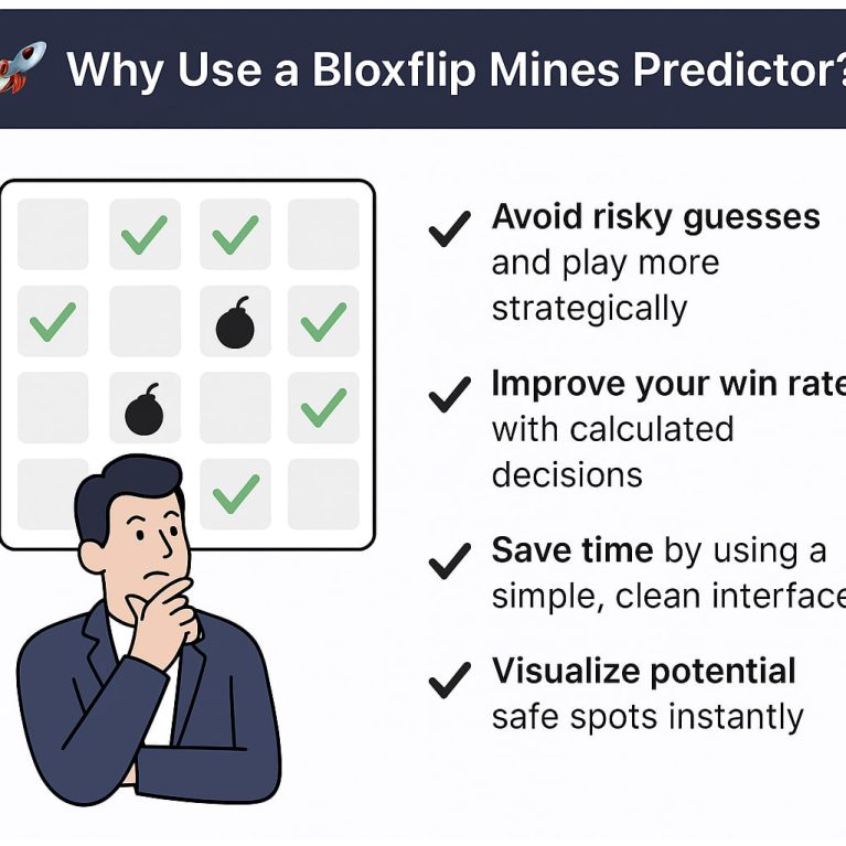 Bloxflip Mines Predictor | Safe Spot Calculator!